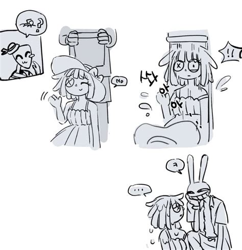 The Amazing Digital Circus Jax X Ragatha Pegatinas Bonitas Vidos Divertidos Caricaturas