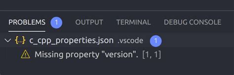 [mini bug] version is missing in c cpp properties json · issue 362