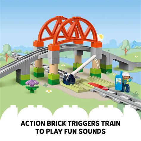 Lego Duplo Town Train Bridge And Tracks Expansion Set 10426 6470492