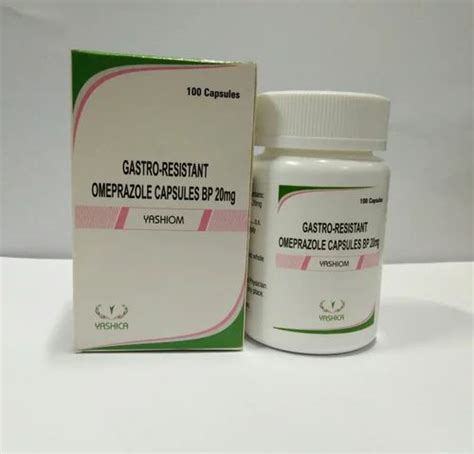 Yashiom Omperazole 20mg Omeprazole Capsules Prescription At ₹ 100box