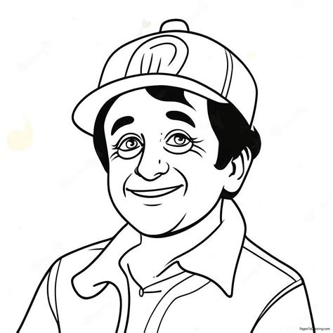 Chespirito With His Iconic Hat Coloring Page 31463 25351
