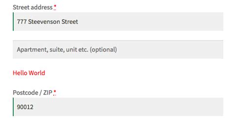 Php Add A Paragraph Under Billing Address Woocommerce Checkout Field
