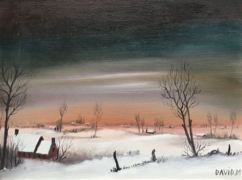 Marcel David 1931 2003 Winterzicht Catawiki