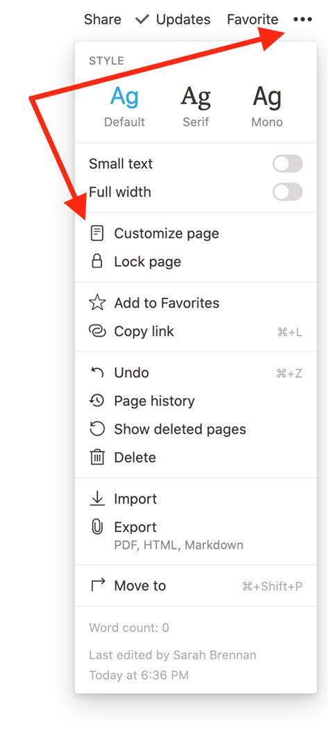Notion Basics How To Turn Off Comments Red Gregory