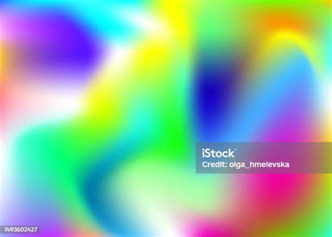 Abstract Texture Retro Futuristic Backdrop Pearlescent Gradien Stock Illustration Download