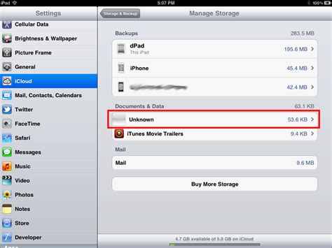 Iphone Icloud Documents And Data App Icon Unknown Stack Overflow