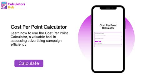 Cost Per Point Calculator Efficient Advertising Campaigns