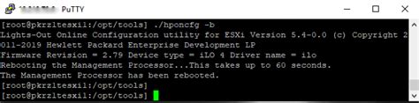 Reset Or Configure Hpe Ilo Directly From Esxi Host It React