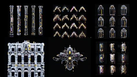 Android Parts Projection Mapping Textures Pack Vol17