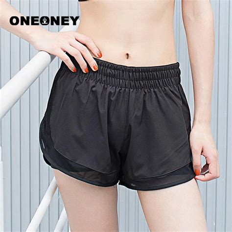 Sexy Running Shorts Women In Fitness Outdoor Sport Shorts For Women High Waist Elastic