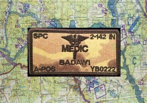 Special Forces Flak Plate Carrier Name Patch