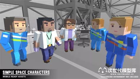 Lowpoly低多边形unity卡通人物角色模型合集第一期 次世代模型库