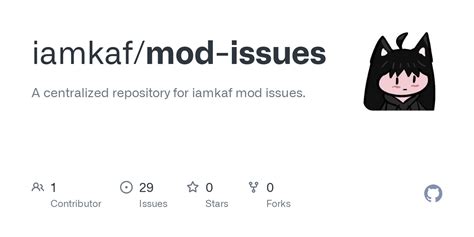 Github Iamkafmod Issues A Centralized Repository For Iamkaf Mod Issues