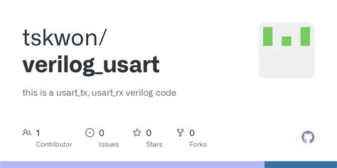 Github Tskwon Verilog Usart This Is A Usart Tx Usart Rx Verilog Code