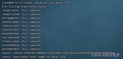 linux centos7 docker安装mysql8 0 csdn博客