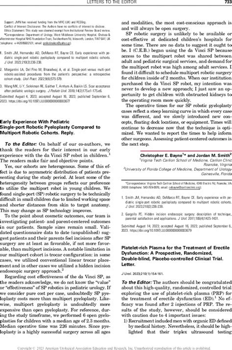 Platelet Rich Plasma For The Treatment Of Erectile Dysfunction A