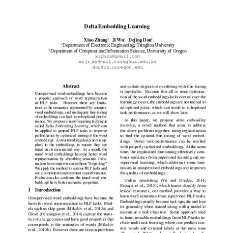 Delta Embedding Learning Acl Anthology