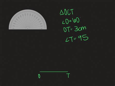 SOLVED Use Your Ruler And Protractor To Draw Triangles Having The Following Parts AUG In Which