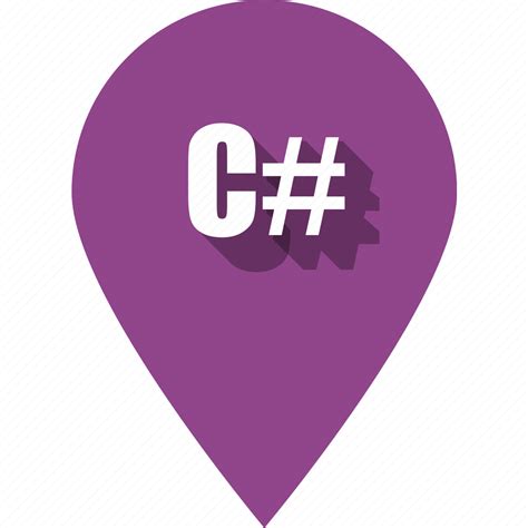Csharp Development Pin Coding Programming Web Website Icon