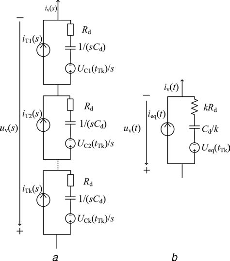 Equivalent Circuits Of Series‐connected Thyristors A The Equivalent Download Scientific