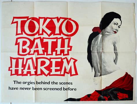 “tokyo Bath Harem” Original British Quad Poster Movie Poster