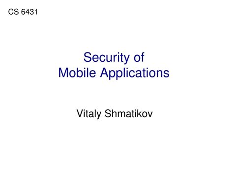 ppt security of mobile applications android structure and api access