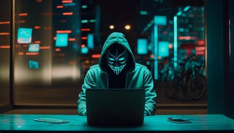 premium photo anonymous modernized hacker concept of hacking