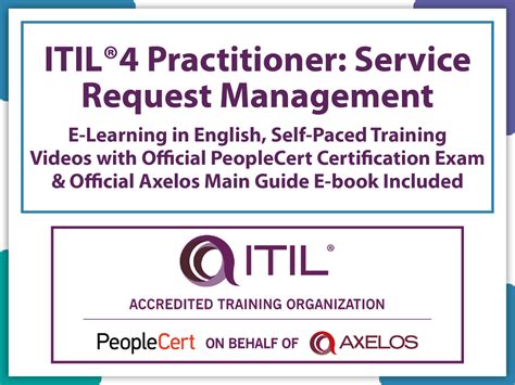 ITIL4 Practitioner Service Request Management 1WorldTraining Com