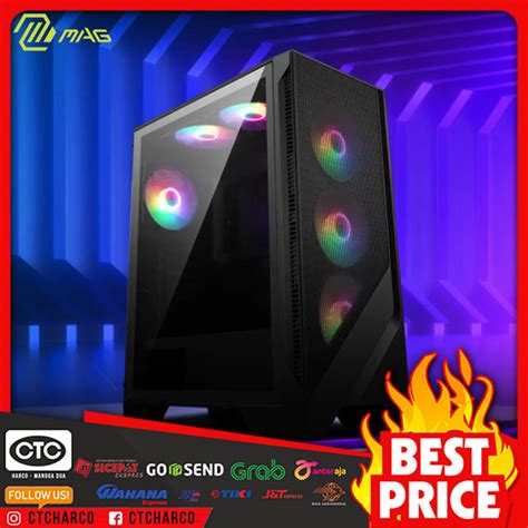 Promo Casing Msi Mag Forge A Airflow Rgb Atx Gaming Case Cicil X Jakarta Pusat