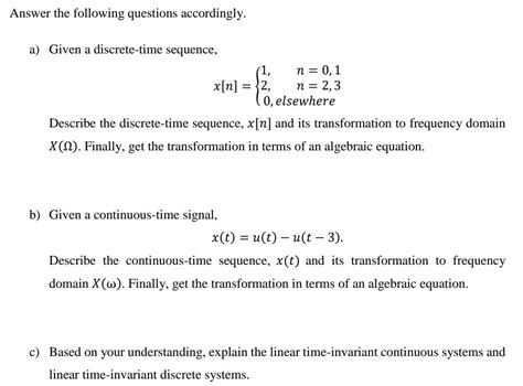 Answer The Following Questions Accordingly A Given