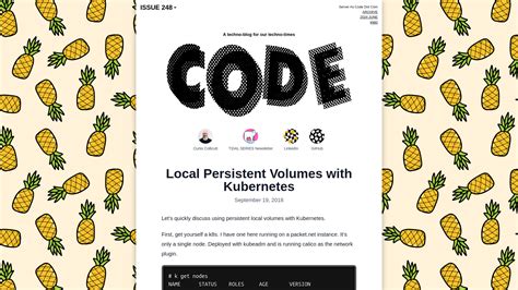 Local Persistent Volumes With Kubernetes Server As Code Dot Com