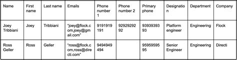 How To Import Contacts From Csv File Flock Mail