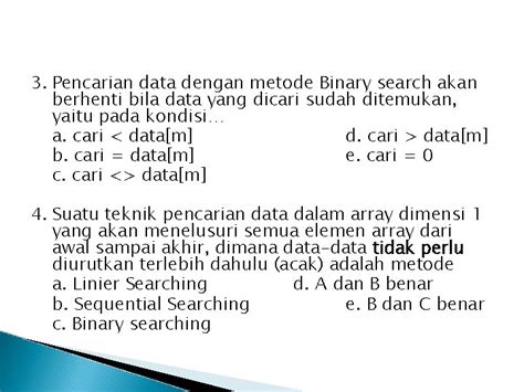 Soal Latihan Struktur Data Latihan Soal Struktur Data