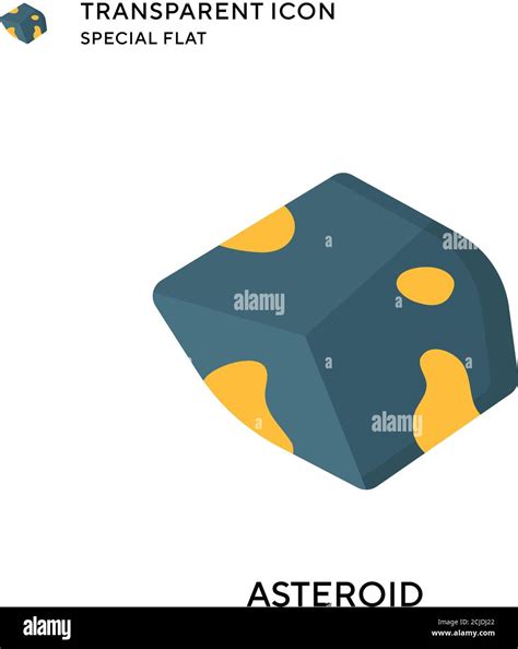 Asteroid Vector Icon Flat Style Illustration Eps 10 Vector Stock