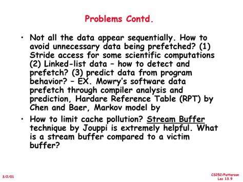 Cs 213 Lecture 7 Multiprocessor 3 Synchronization Prefetching Ppt