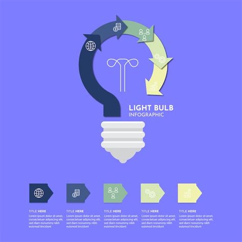 premium vector business data visualization process chart abstract