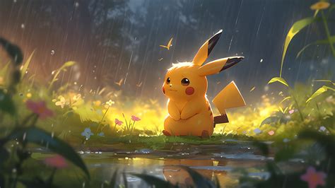 Cute Pokemon Pikachu Desktop Wallpaper - Pokemon Wallpaper 4K