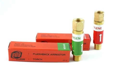 188 Flashback Arrestor - Torch - Oxygen/Acetylene (PAIR) – Mundaka ...