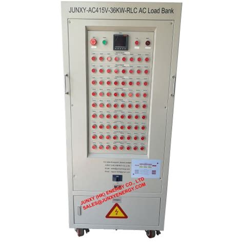 junxy ac415v 36kw rlc ac load bank energy meter tampering simulation