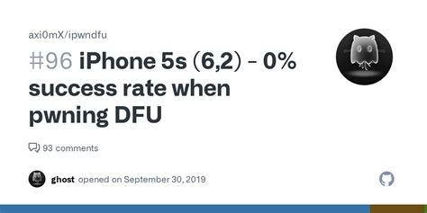 Iphone S Success Rate When Pwning Dfu Issue Axi Mx Ipwndfu Github