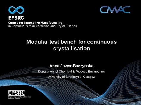 Pdf Modular Test Bench For Continuous Crystallisation€¦ · L Glutamic Acid Paracetamol