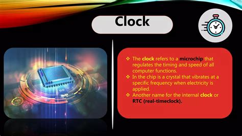 clock and clock cycle in processor architecture pptx computing