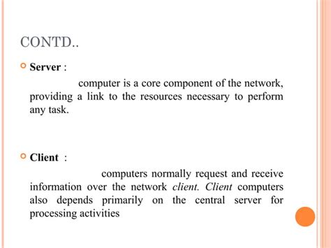 Basics Of Networks Advantages And Disadvantages Ppt