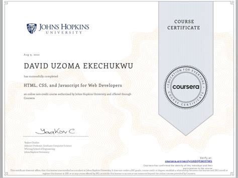 Webdevelopment Html Css Javascript David Uzoma Ekechukwu