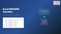Excel BIN2DEC Function Convert Binary To Decimal Numbers Instantly CodeLucky