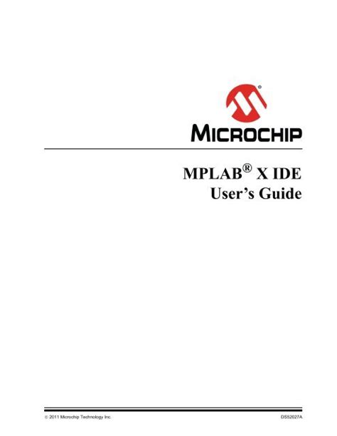 Mplab X Ide Users Guide Microchip