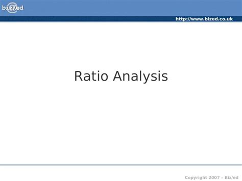ppt unit 4 ratio analysis dokumen tips