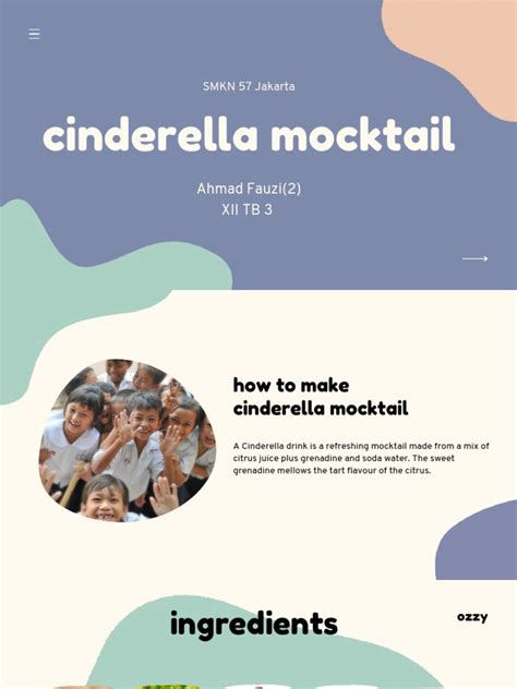 Cinderella Mocktail Pdf