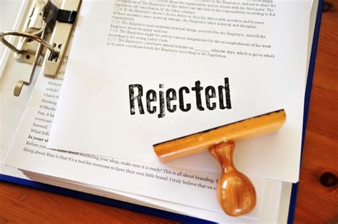 premium photo rejected bussiness files