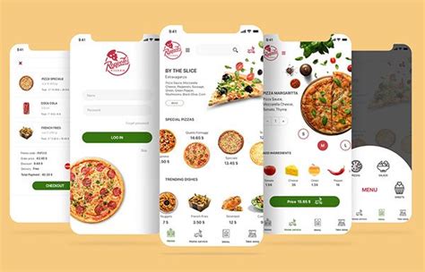 pizza delivery app design on behance pizza delivery app app design